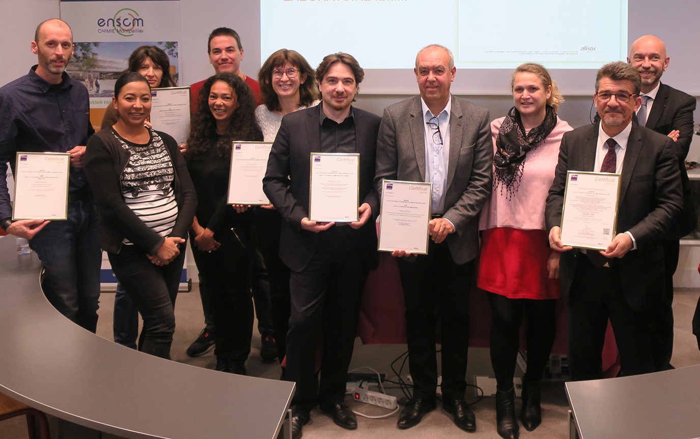 Démarche qualité - ENSCM - ENSCM