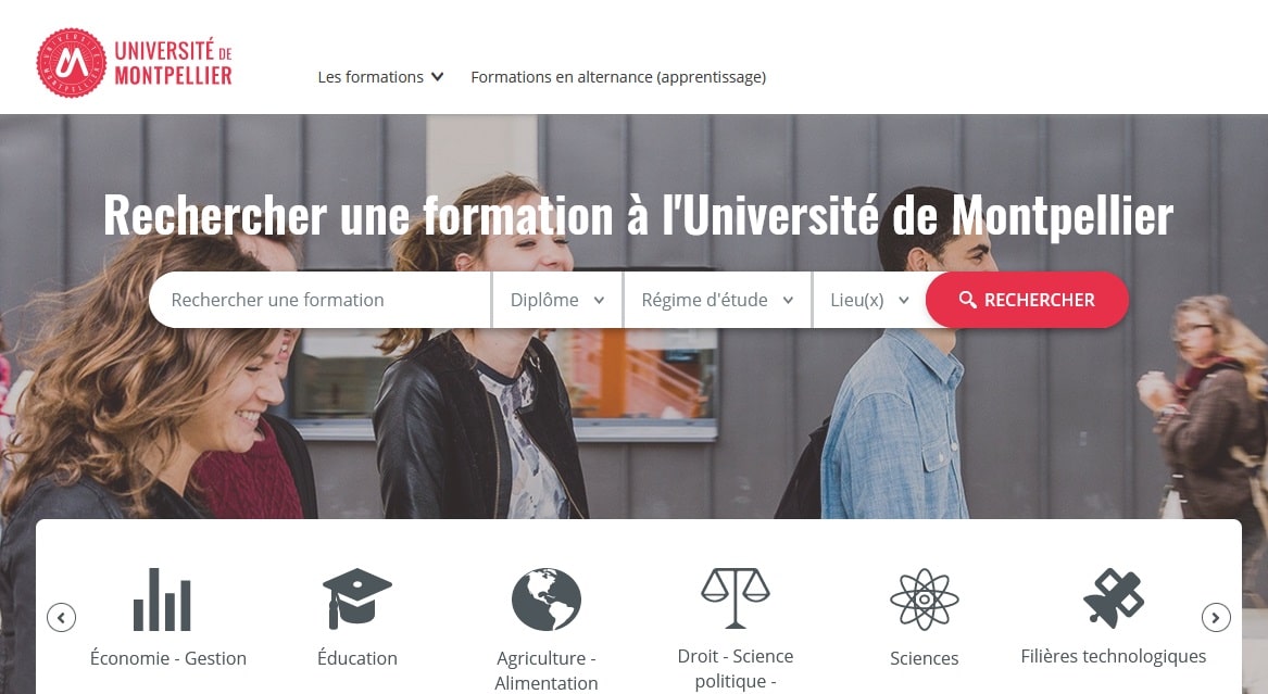 Offre de formation de l'UM - ENSCM - ENSCM