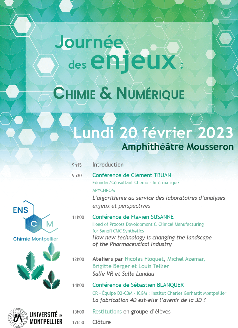 Journée des Enjeux - ENSCM - ENSCM