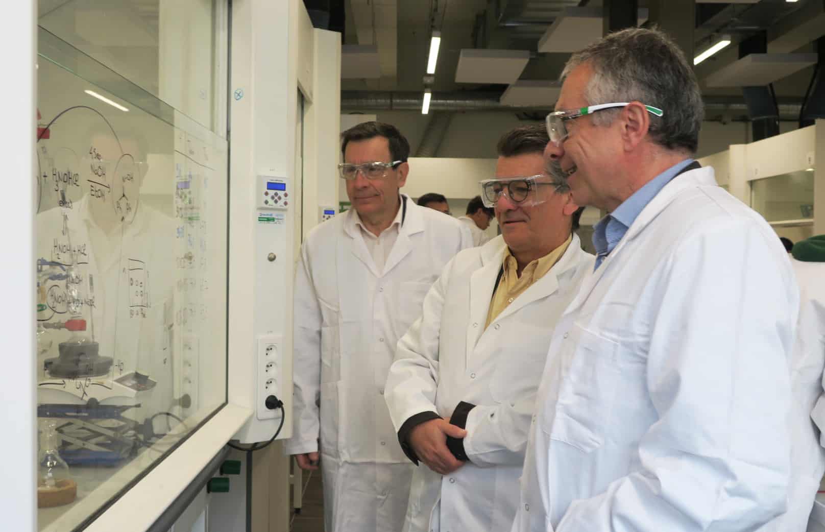 Visite de Frédéric Gauchet, président de France Chimie - ENSCM - ENSCM